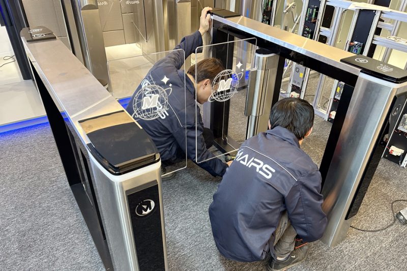 Optical Turnstile Installation 2024 - MairsTurnstile.com
