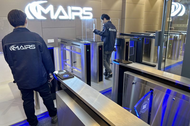 Optical Turnstile Installation 2024 - MairsTurnstile.com