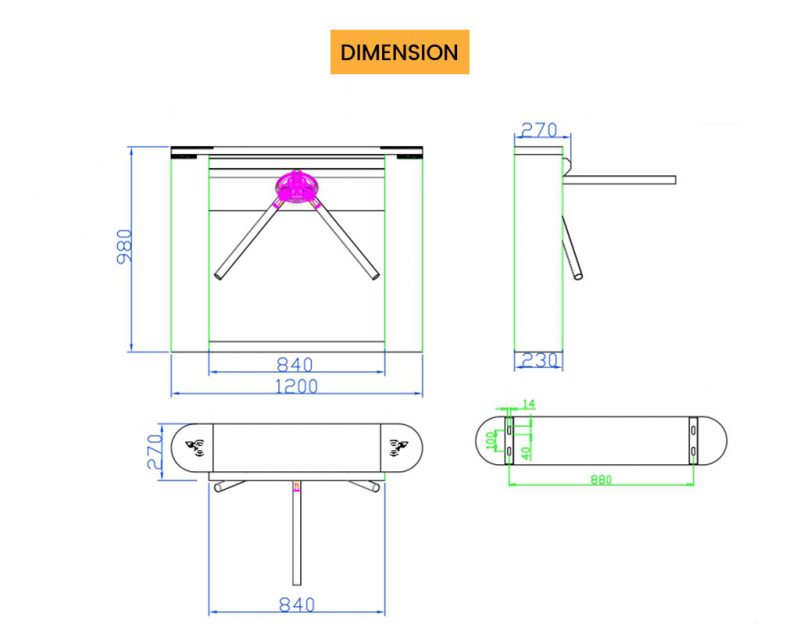 Best Automatic Turnstile For Sale 2022 - MairsTurnstile.com