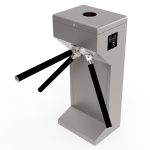 Anti-Vandal Tripod Security Gate | Heavy-Duty 304 Steel Construction