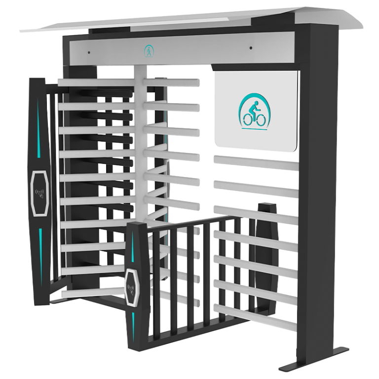 Full height bicycle turnstile lx402-Z | MairsTurnstile.com