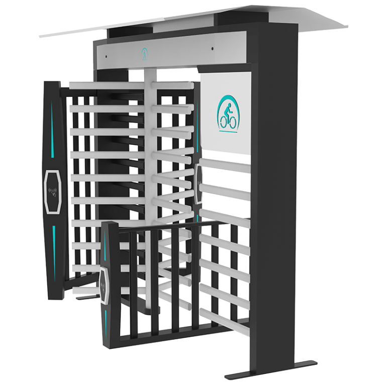 Full height bicycle turnstile lx402-Z | MairsTurnstile.com