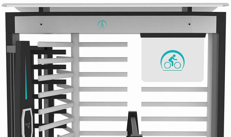 Full height bicycle turnstile lx402-Z | MairsTurnstile.com