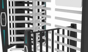 Full height bicycle turnstile lx402-Z | MairsTurnstile.com
