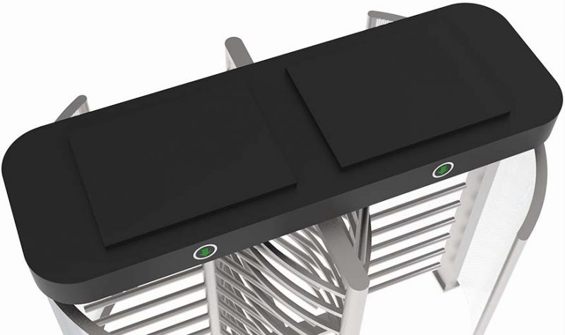 Dual lane full height turnstile XW400-2 | MairsTurnstile.com