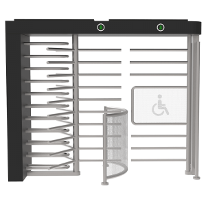 Dual lane full height turnstile XW400-2 | MairsTurnstile.com